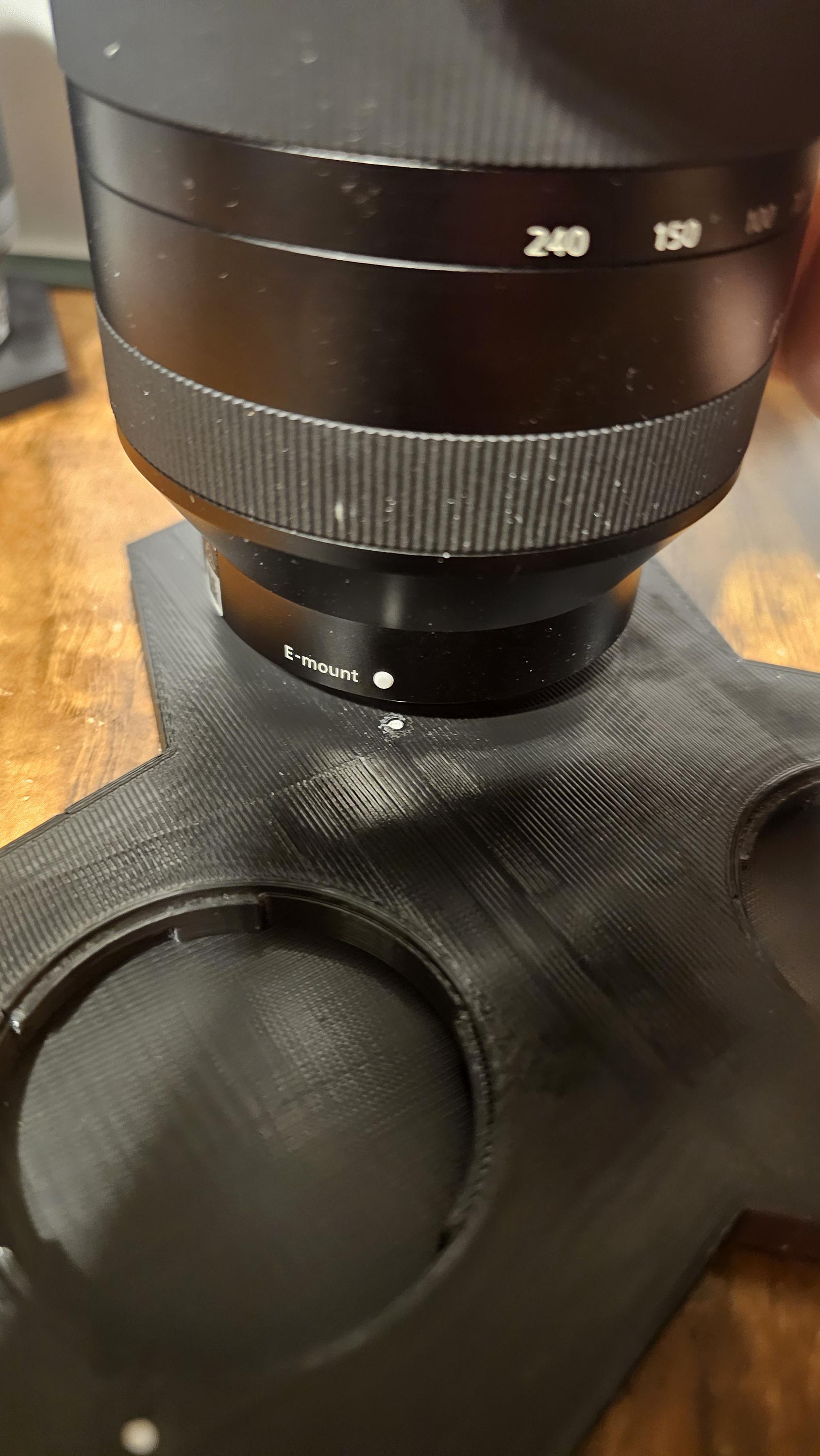 3d-printed Hexagonal Sony Lens Mount – Triple Lens Holder - Etsy