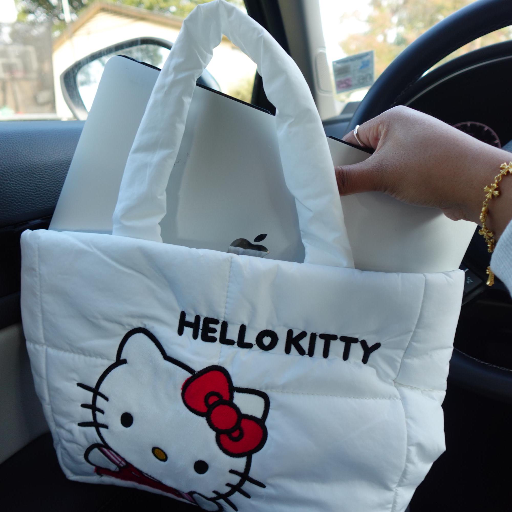 Mini Hello Kitty Puffer Tote - Etsy