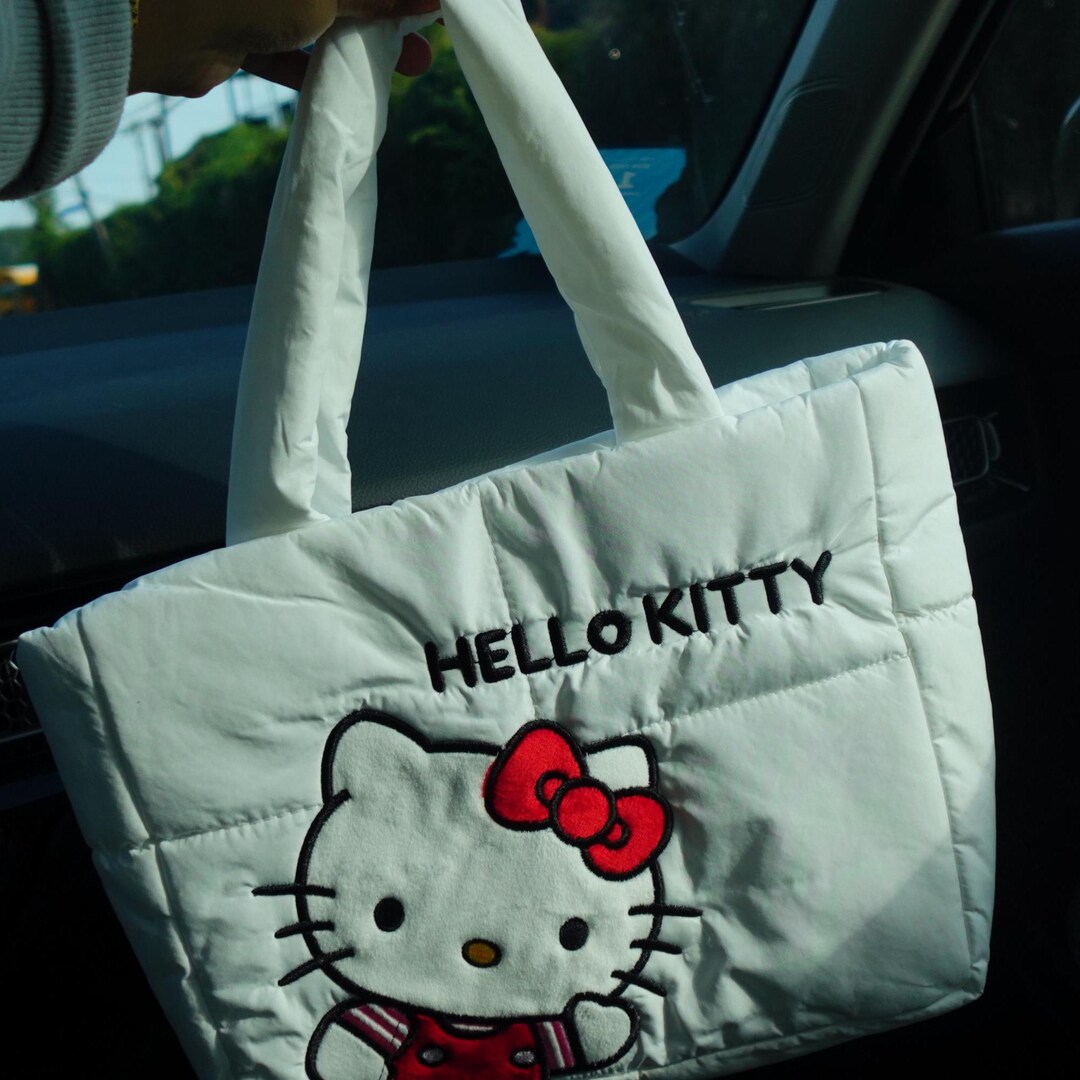 Mini Hello Kitty Puffer Tote - Etsy