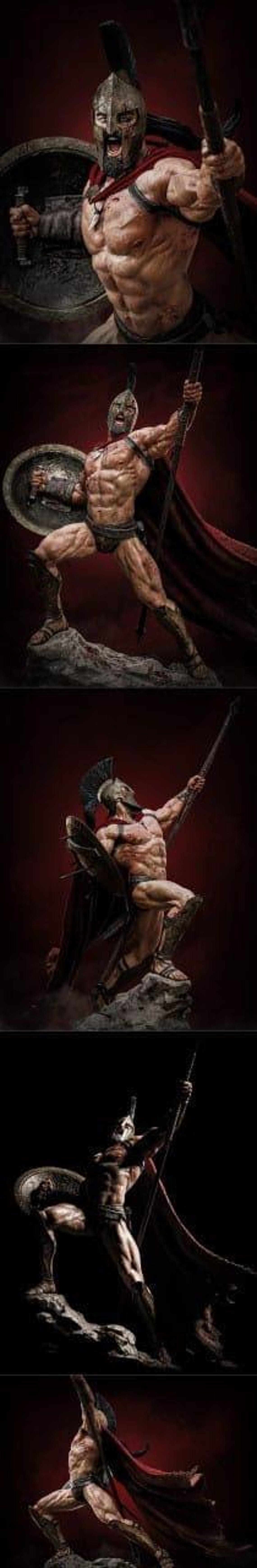 Leonidas Figure 3D STL File - 3D Design 3D Printer Leonidas Statue STL ...