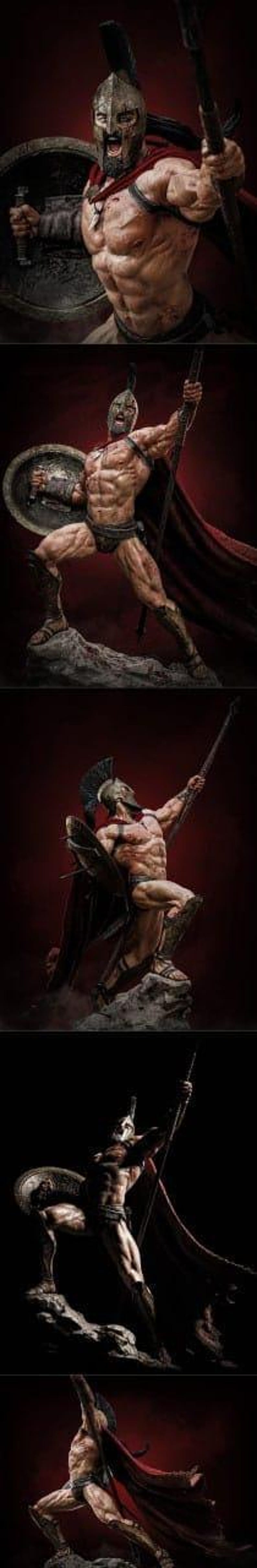 Leonidas Figure 3D STL File - 3D Design 3D Printer Leonidas Statue STL - Etsy New Zealand