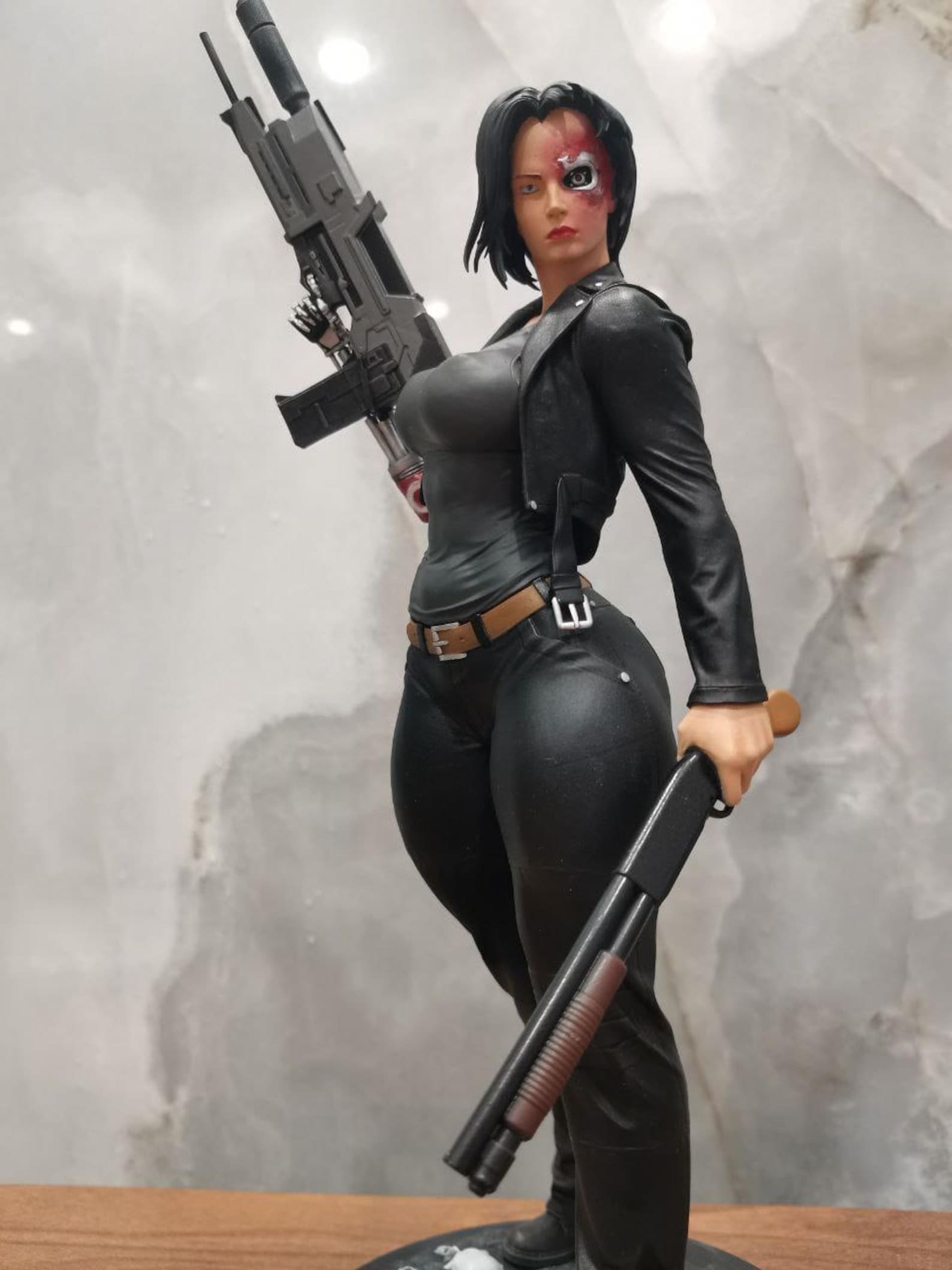 Terminator Girl Statue 3D STL File - 3D Design 3D Printer Terminator ...