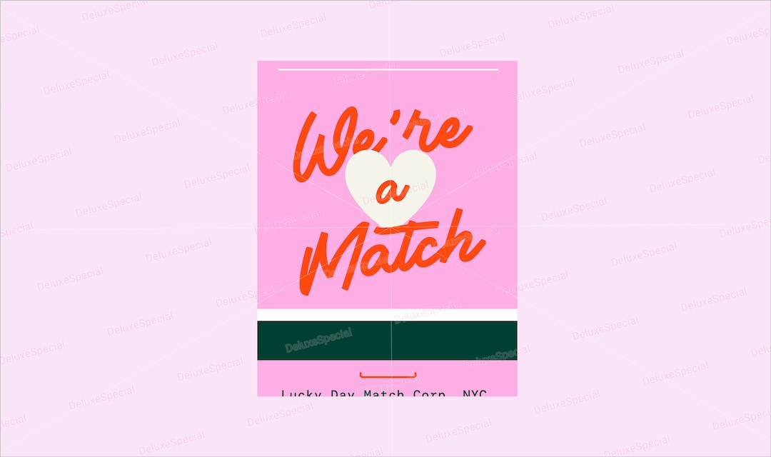 Matchbook SVG PNG Cute Romantic Valentine's Day Heart Love Vintage ...