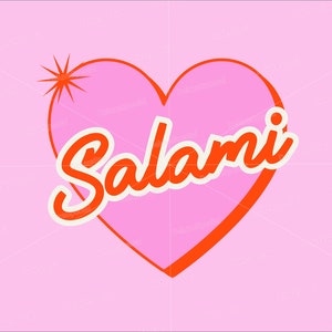 Salami SVG PNG Cute Funny Food Deli Meat Lover Heart Love Retro ...