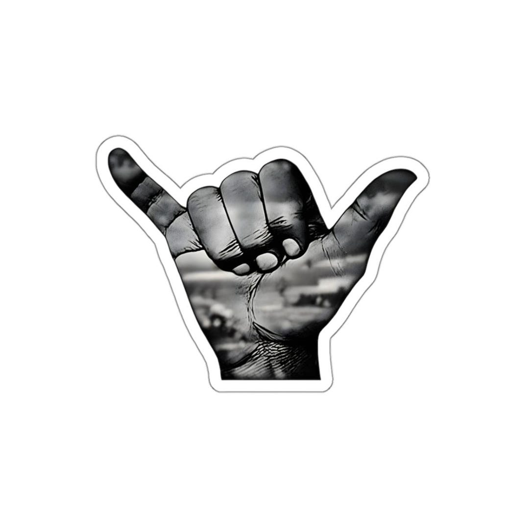 Shaka Chill Vibes Stickers, Shaka Hand Decal, Laptop Accessories ...