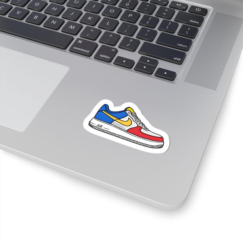 Colorful Sneaker Dunks Stickers - Cool Vinyl Decals for Laptops, Water ...