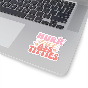 HURR FACE Stickers, Fun Laptop Decor, Cute Gift for Friends, Trendy ...