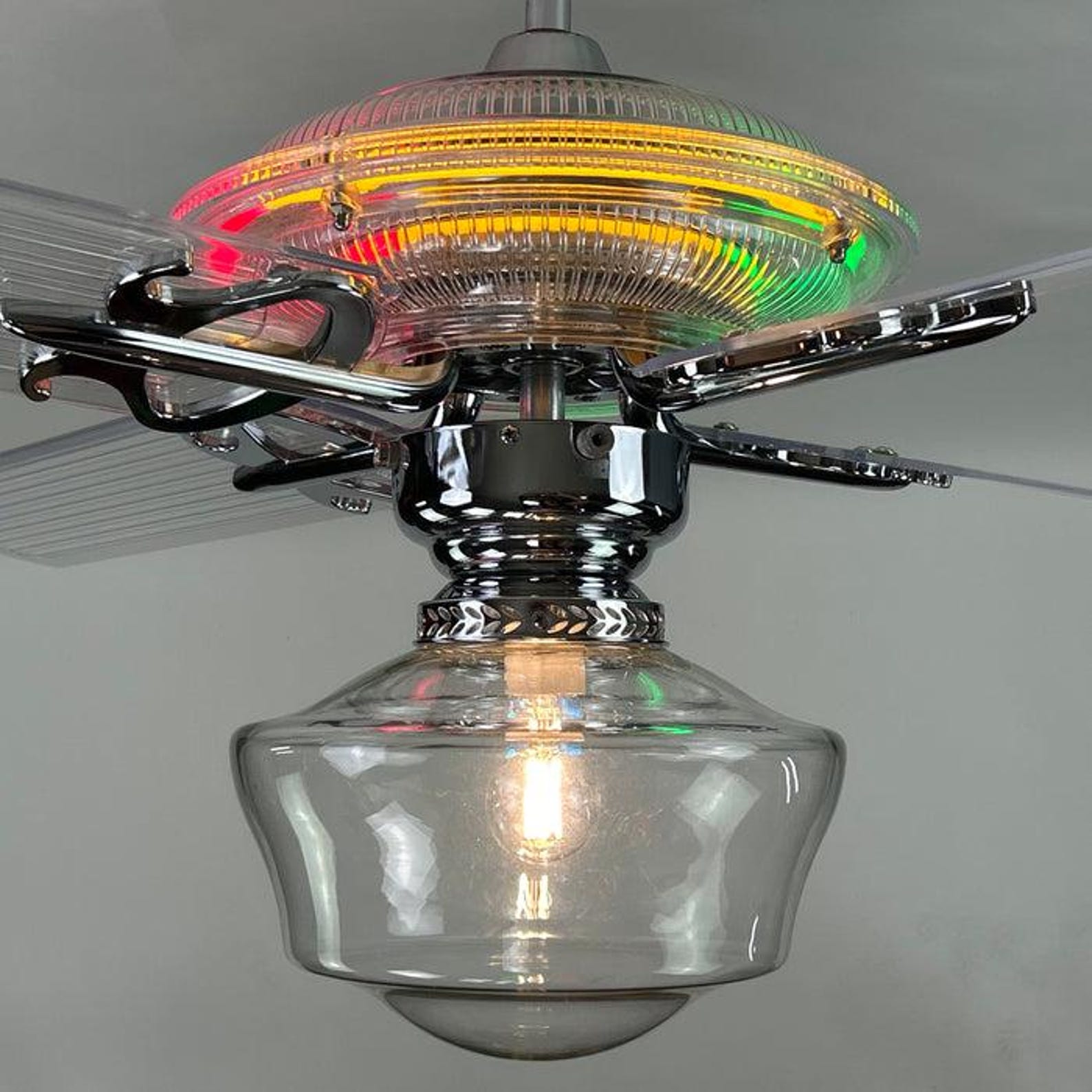 SMOKESHOP RASTA Neon Ceiling Fan - Etsy