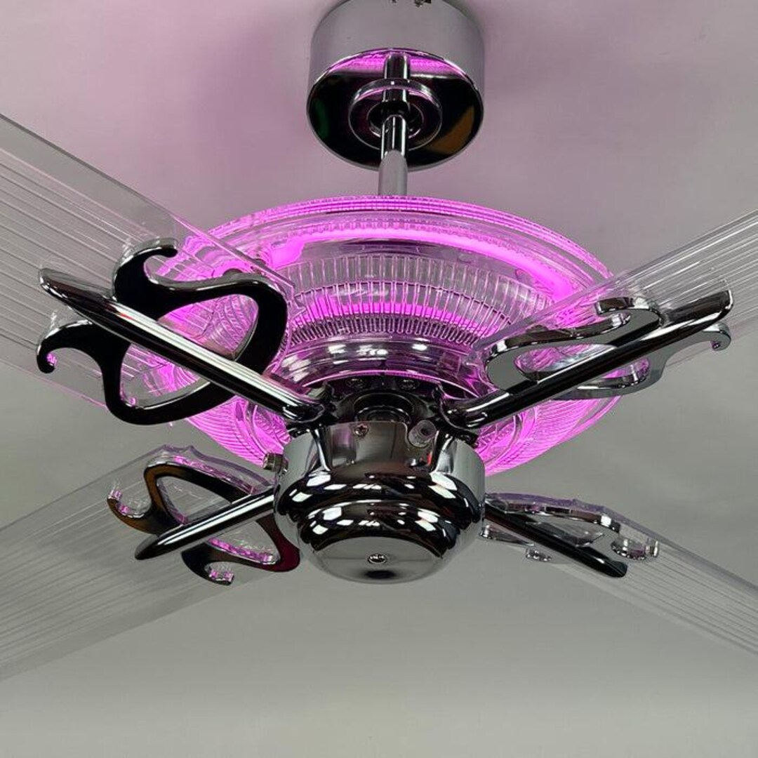 BUBBLEGUM Neon Ceiling Fan - Etsy