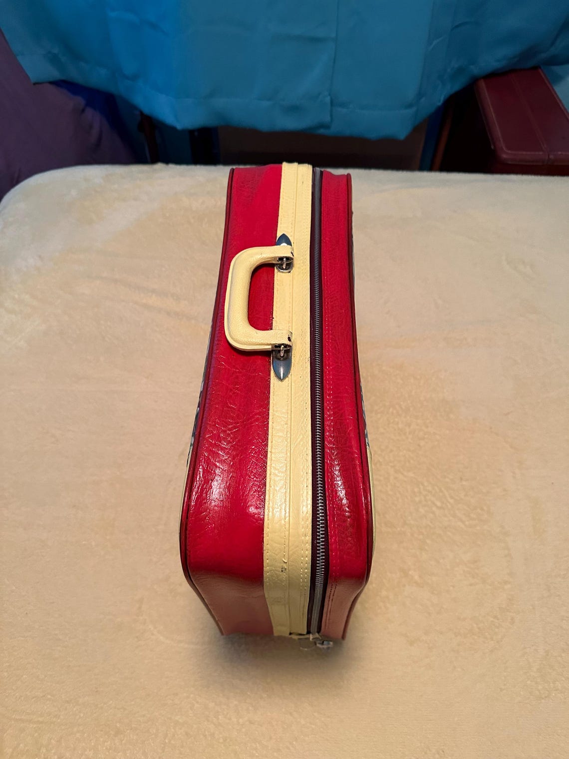 Vintage Suitcase Alexander Henry Soft-side Suitcase Zipper Suitcase ...