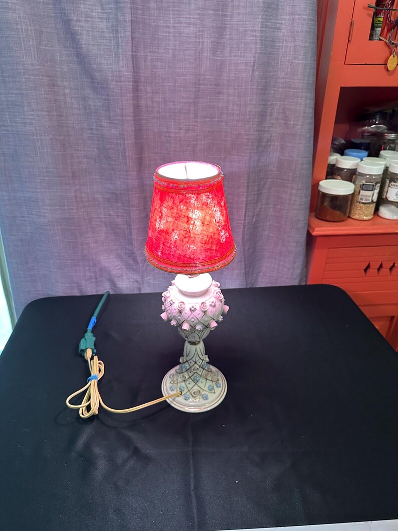 1940s Victorian Reproduction Table Lamp Made in Japan-new Custom Shade ...
