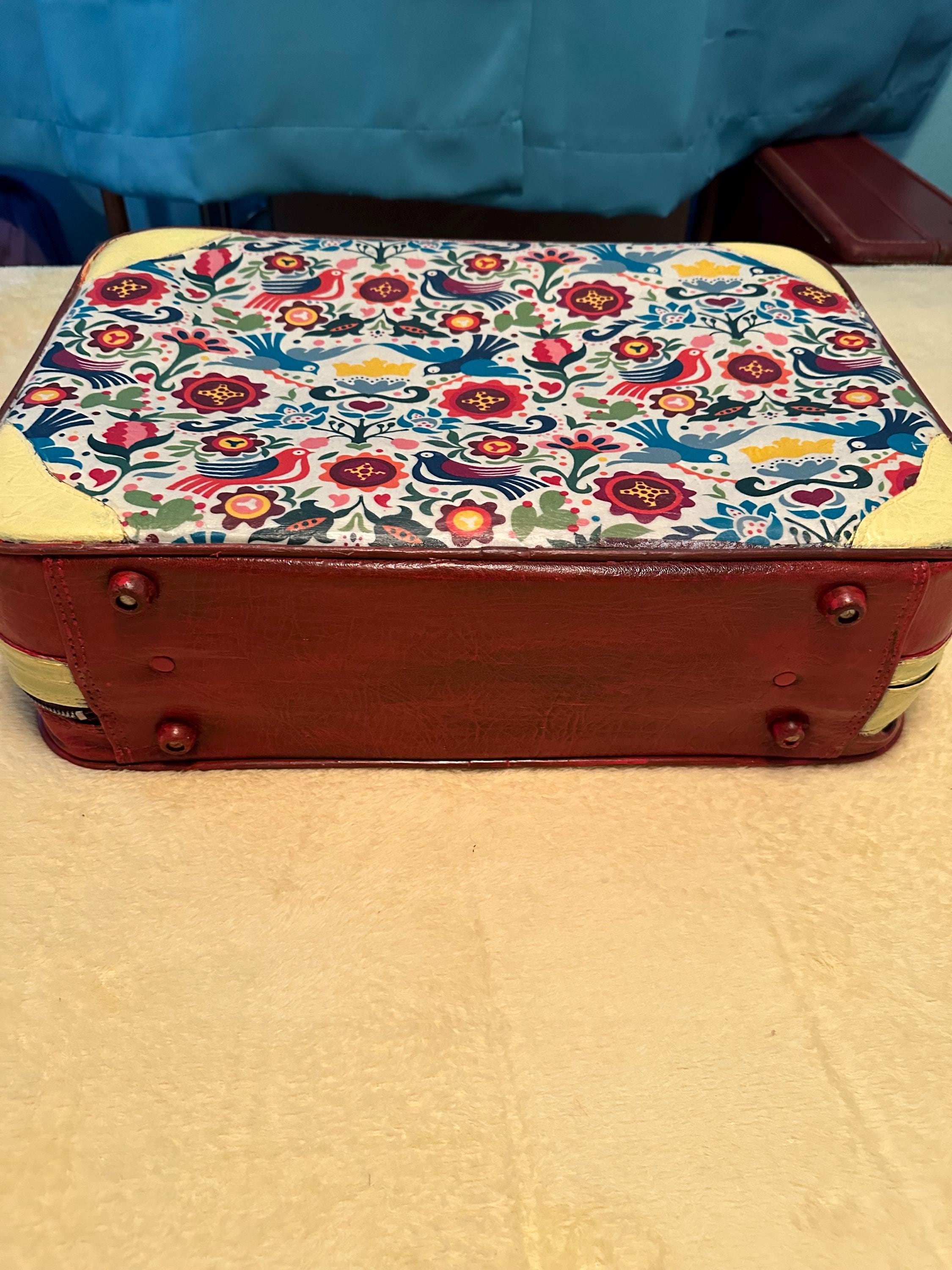 Vintage Suitcase Alexander Henry Soft-side Suitcase Zipper Suitcase ...