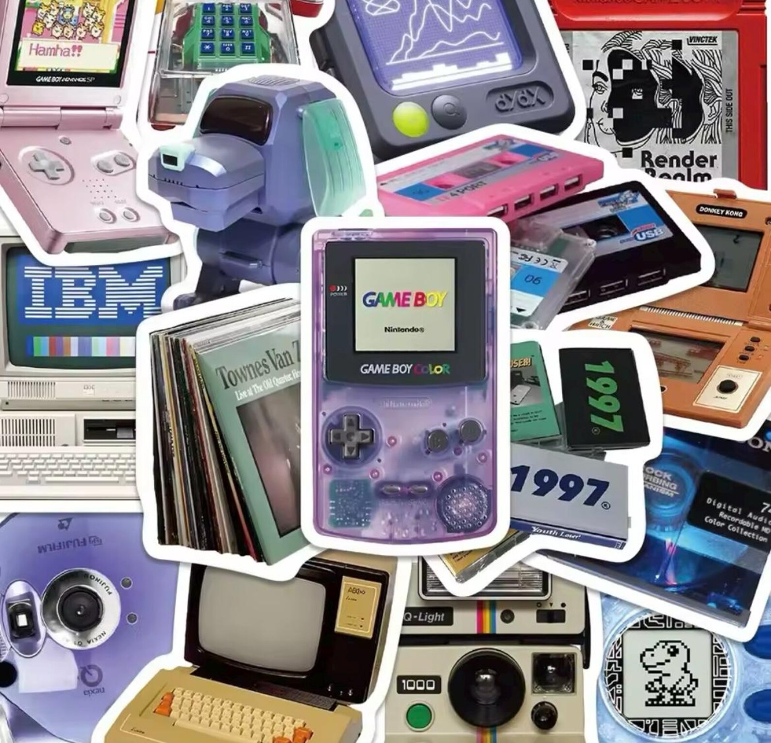 25 Y2K Nostalgic Random Stickers - Etsy