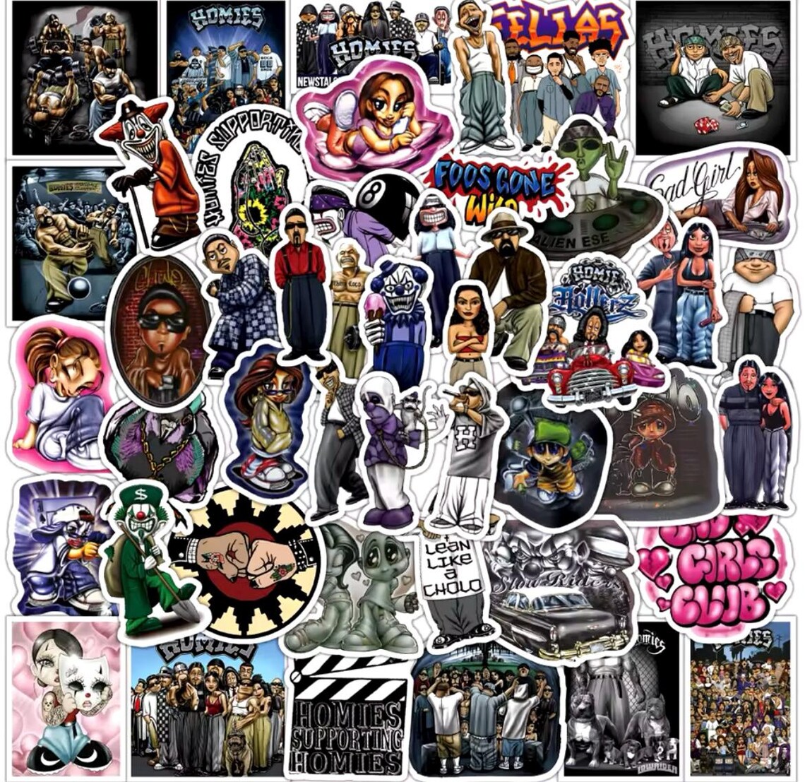 25 Y2K Nostalgic Random Stickers - Etsy