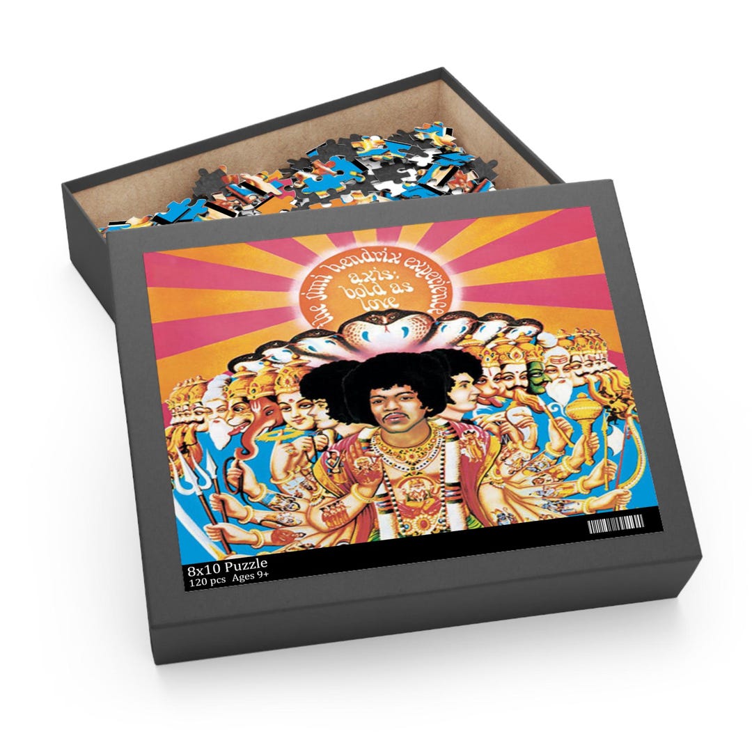 Harmony Puzzles (120, 252, 500-piece) - Jimi Hendrix, Custom Music ...
