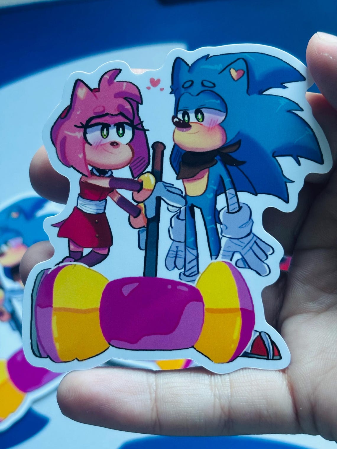 SONAMY BOOM !! 3” Vinyl SONIC Stickers !! - Etsy