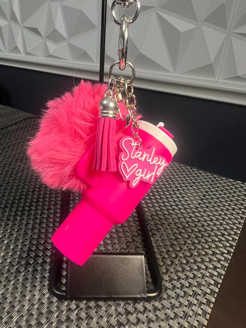 Mini Stylish Tumbler Keychain, Stanley Girl - Etsy