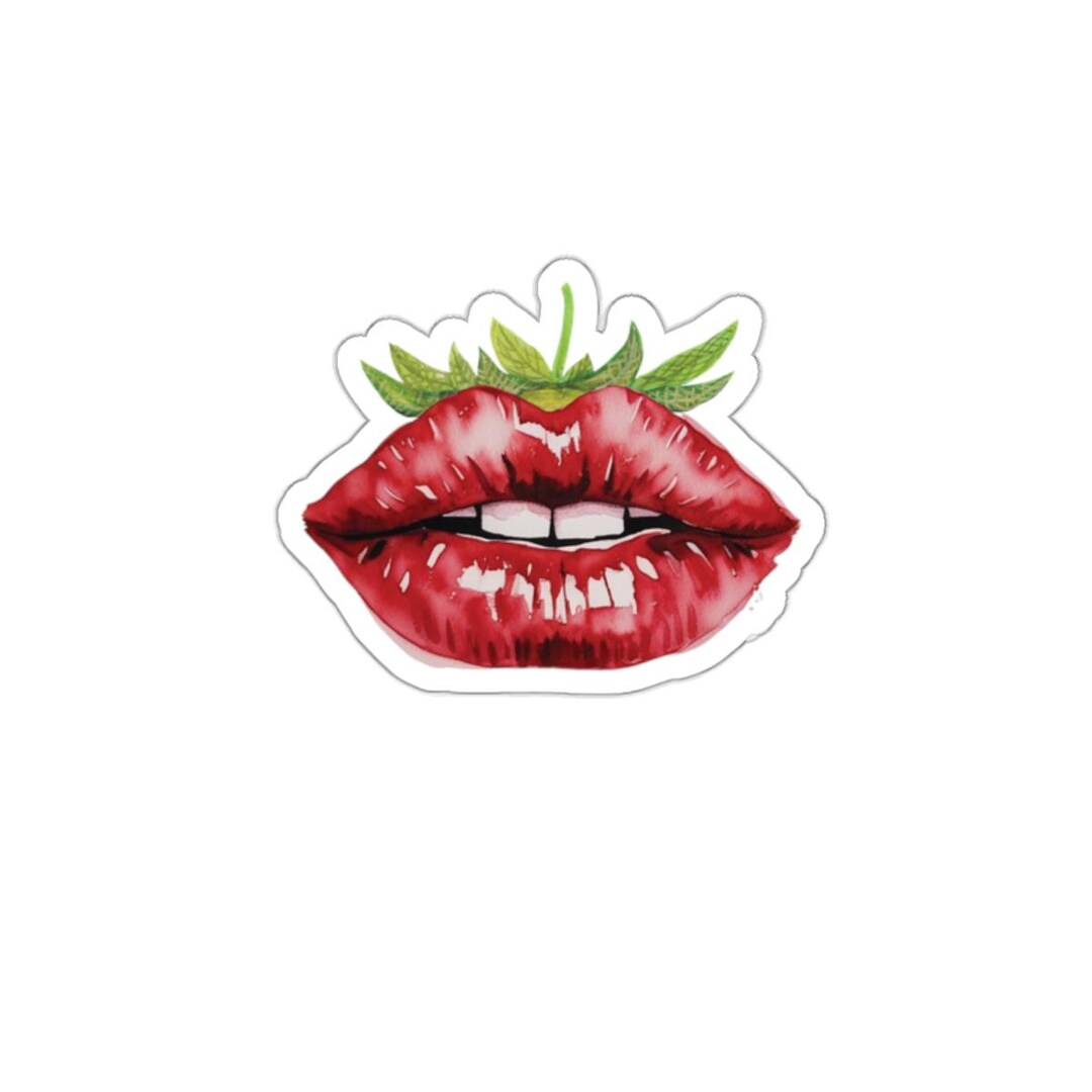 Fresa Sabor Fresa Sticker - Etsy