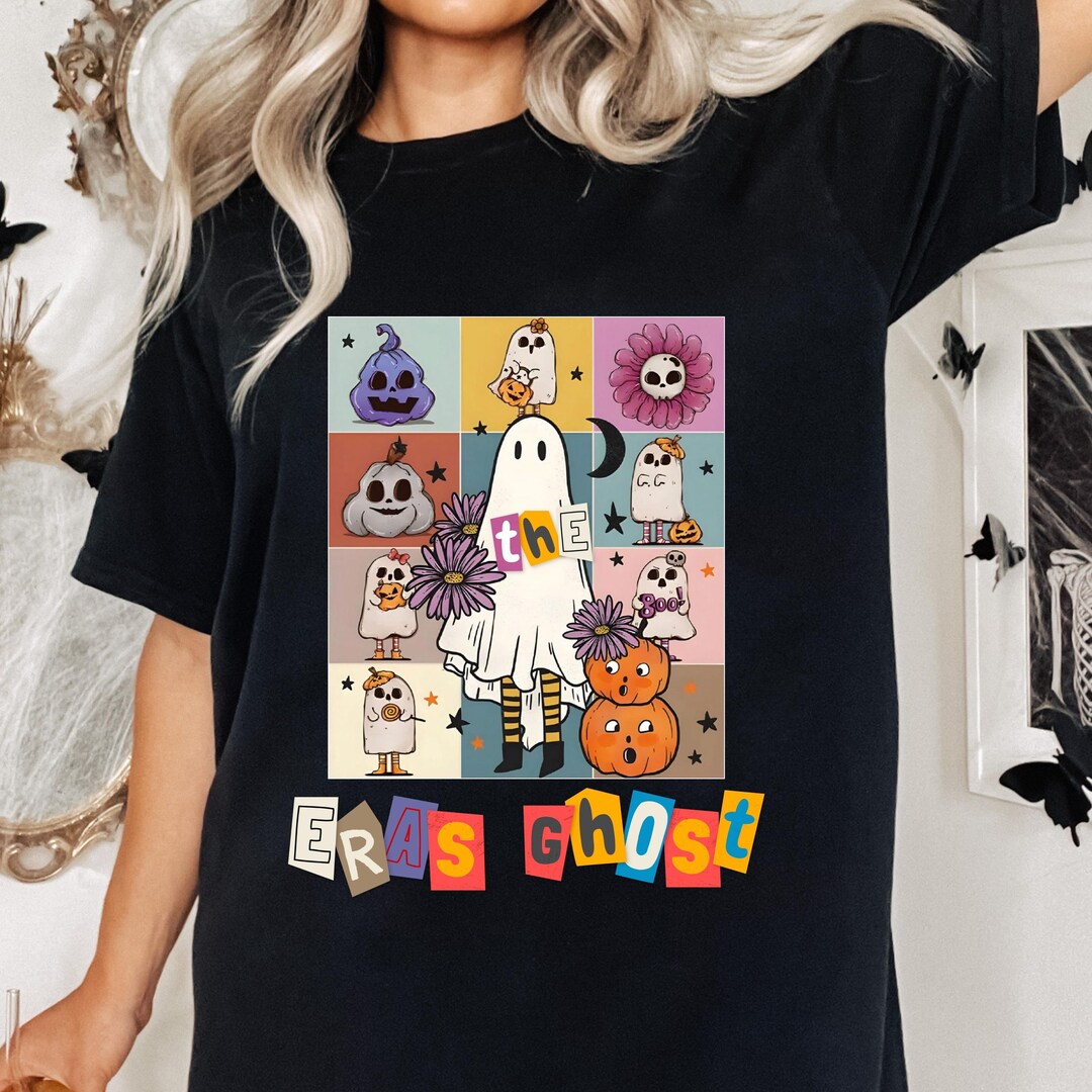 The Eras Tour Ghost Shirt, Eras Tour Shirt, Ghost Halloween Shirt ...