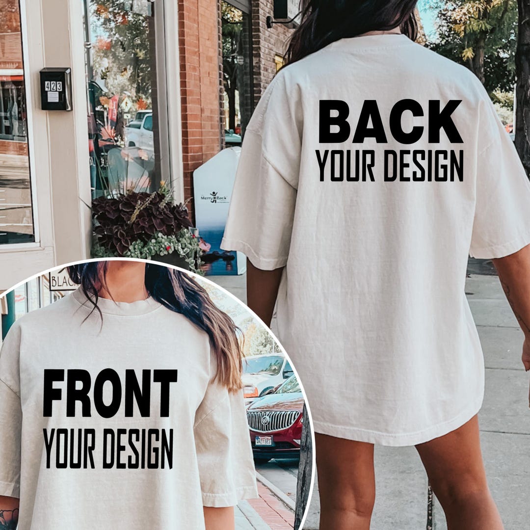 Front and Back Custom Shirt, Custom Shirt, Inspired Shirt, Custom Shirt ...