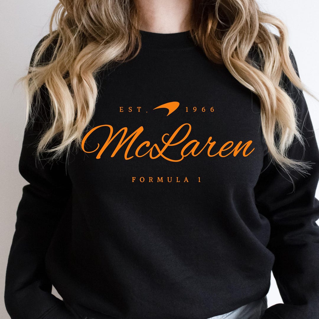 Mclaren Formula One Hoodie Comfortable Unisex Jumper F1 Lando Norris ...