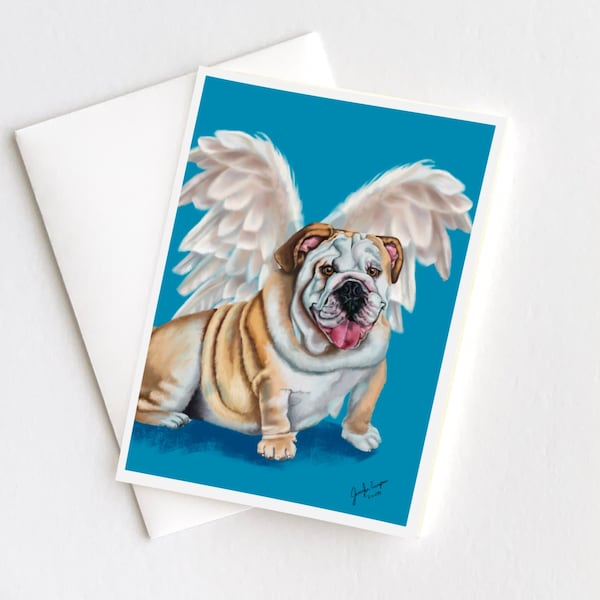 Bulldog Angel - Etsy