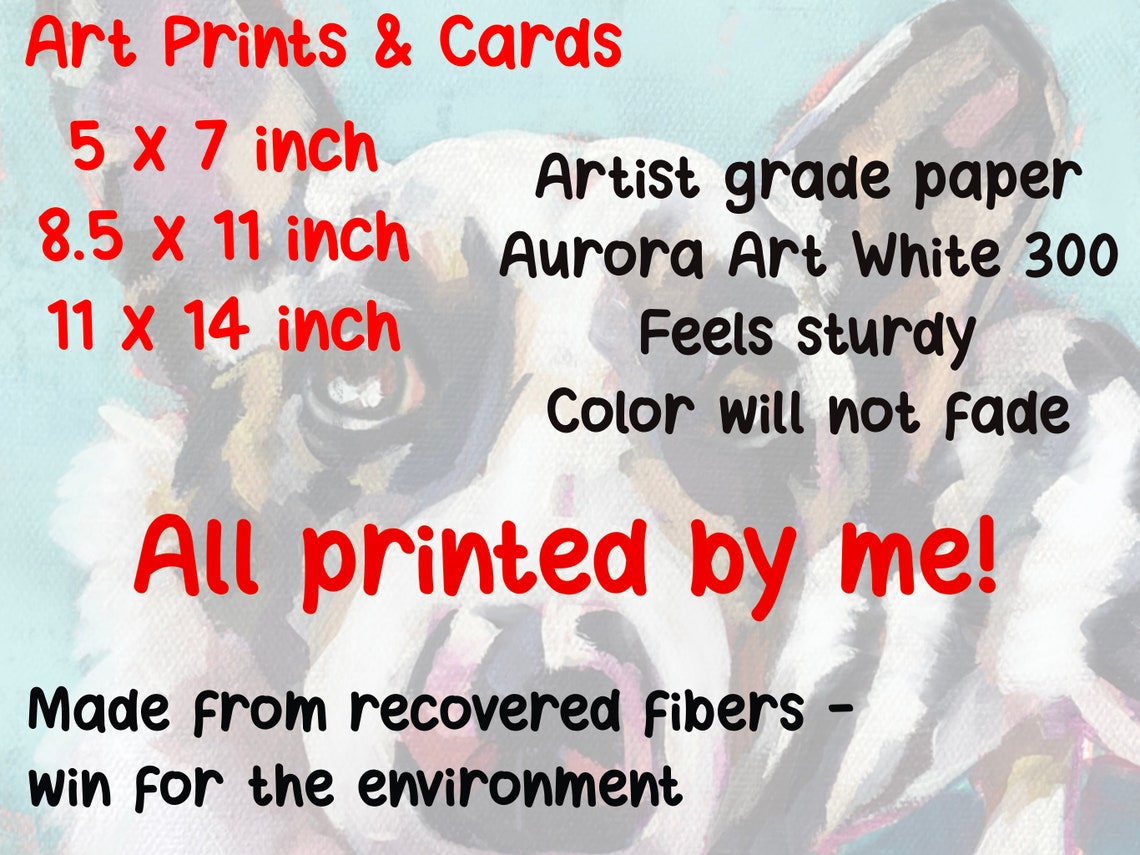 Pug Get Well Card: Funny Dog Art, Cheer up Gift - Etsy
