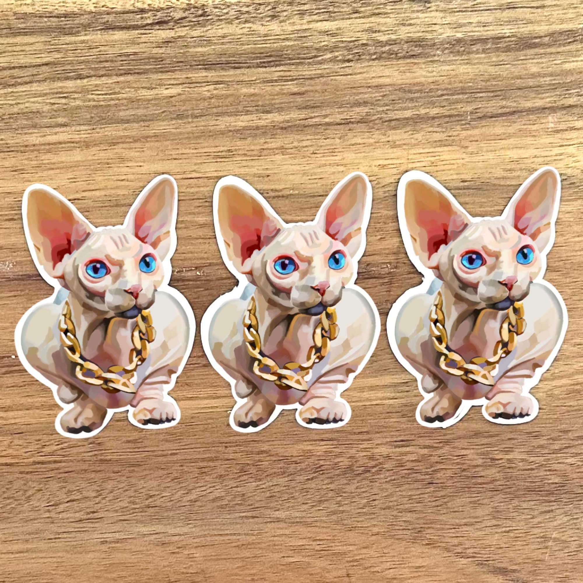 Funny Sphynx Cat Sticker for the Cat Lover With Attitude - Pet Lover ...