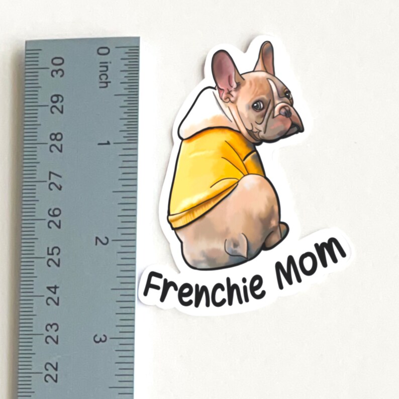 Frenchie Mom Dog Vinyl Sticker Pet Stickers Gift for Mom - Etsy