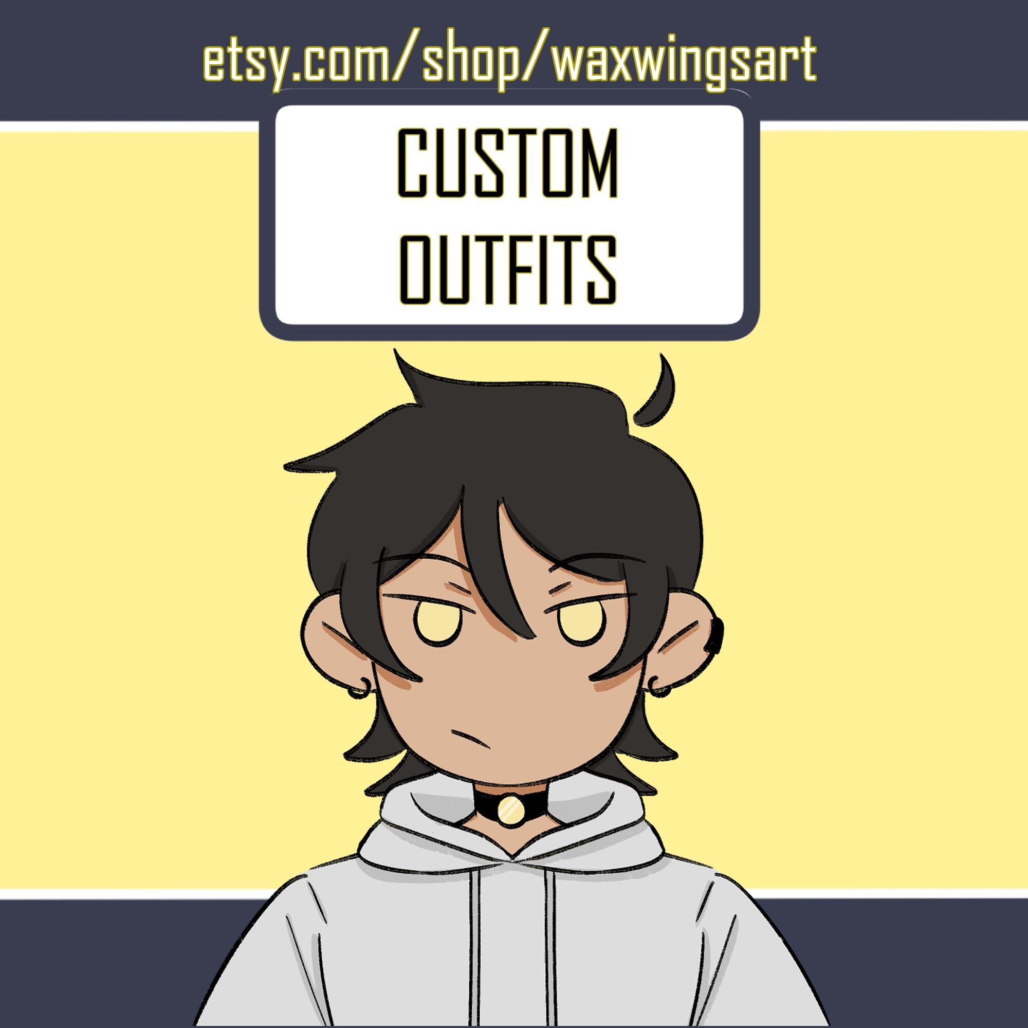 Custom Pngtuber Expressions & Outfits | Add-on | Commission for Youtube ...