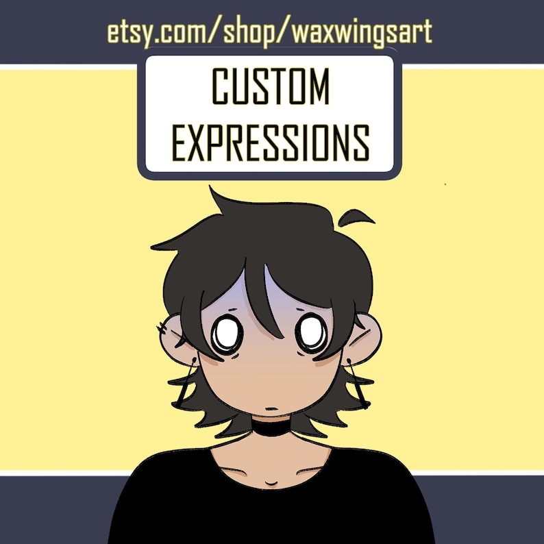 Custom Pngtuber Expressions & Outfits | Add-on | Commission for Youtube ...
