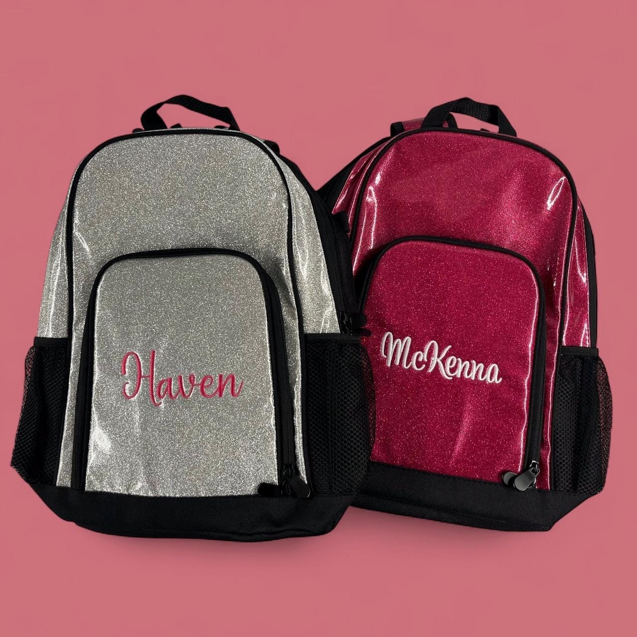 Personalized Cheer Backpack, Girls Glitter Backpack, Personalized ...
