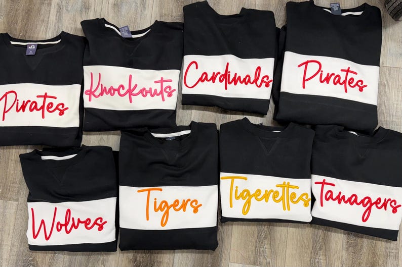 Team Sweatshirt, Custom Team Sweatshirt, Custom Color Block Sweatshirt ...