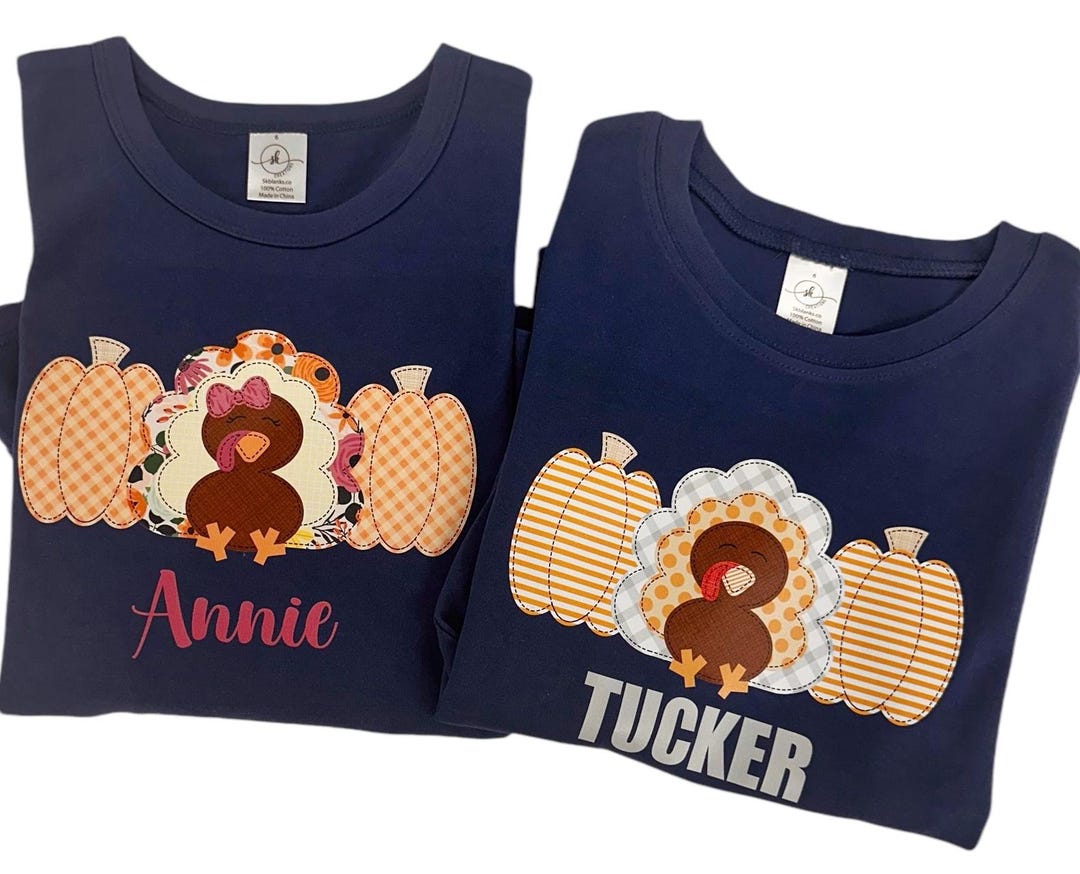 Personalized Thanksgiving Shirt, Girls, Thanksgiving Shirt, Boys ...