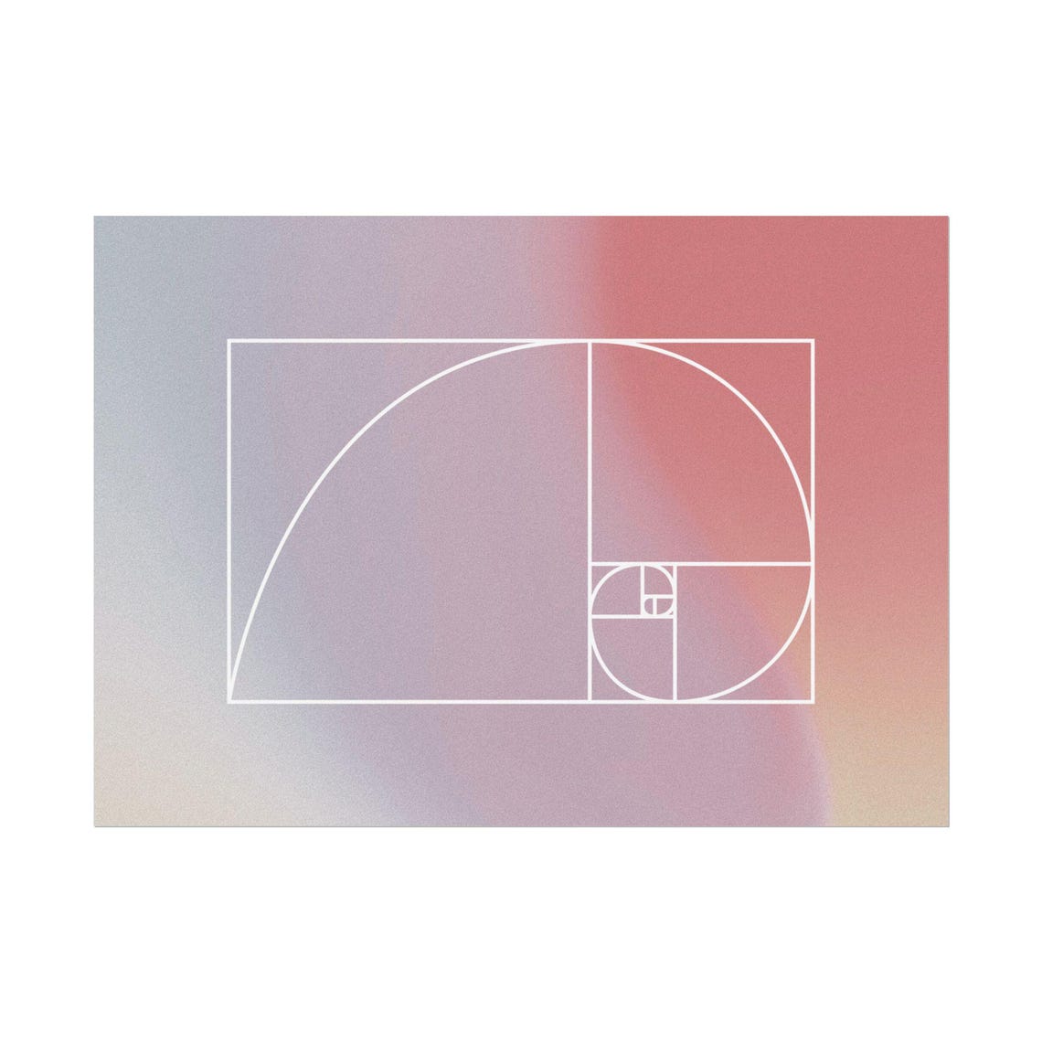 Golden Ratio, Fibonacci Sequence Design | Rolled Posters - Etsy Canada