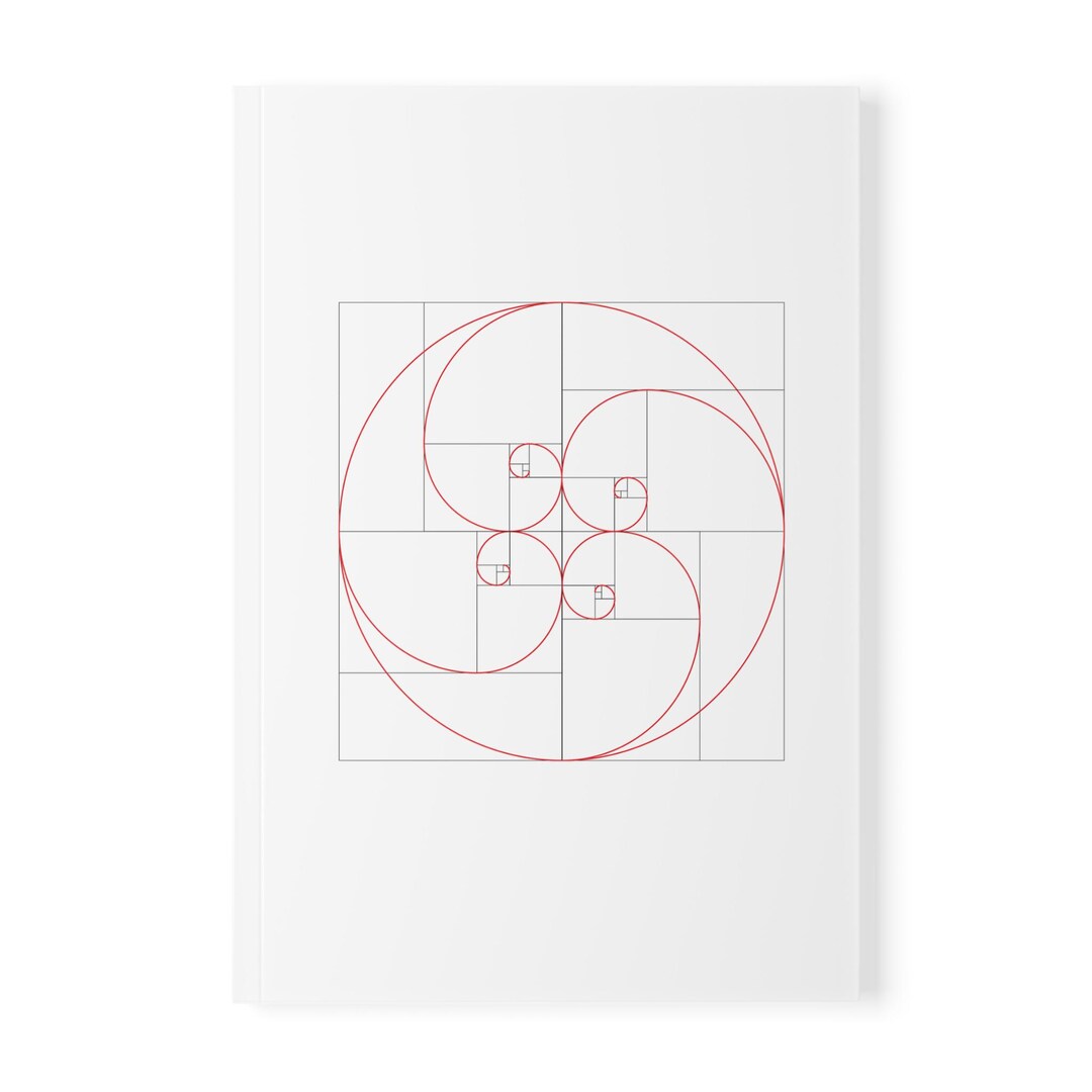 Golden Ratio, Fibonacci Sequence Design Softcover Notebook, A5 - Etsy