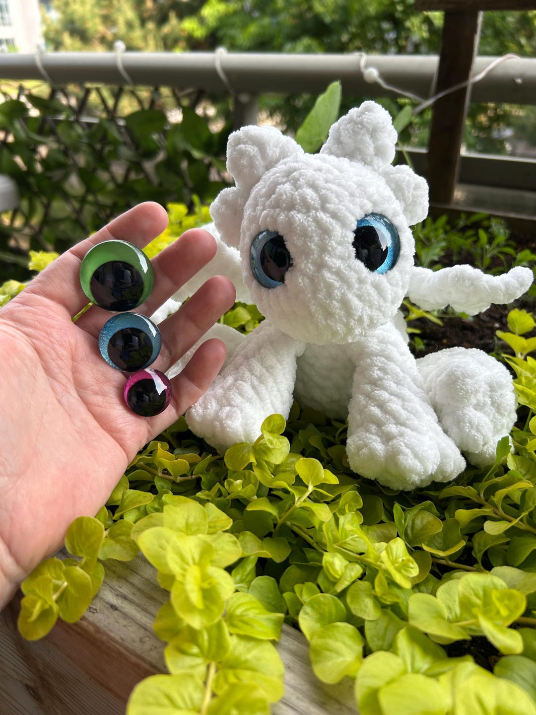 Hand Painted Dragon Safety Eyes: Sinker Style, Offset Pupil - Etsy