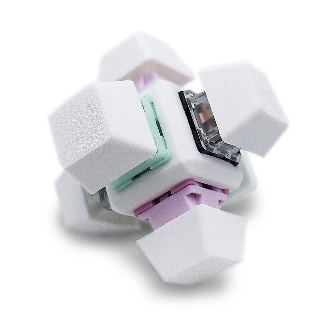 Shop3riction Keyboard Fidget Toy - Customizable Cube | Clicky + Variety ...