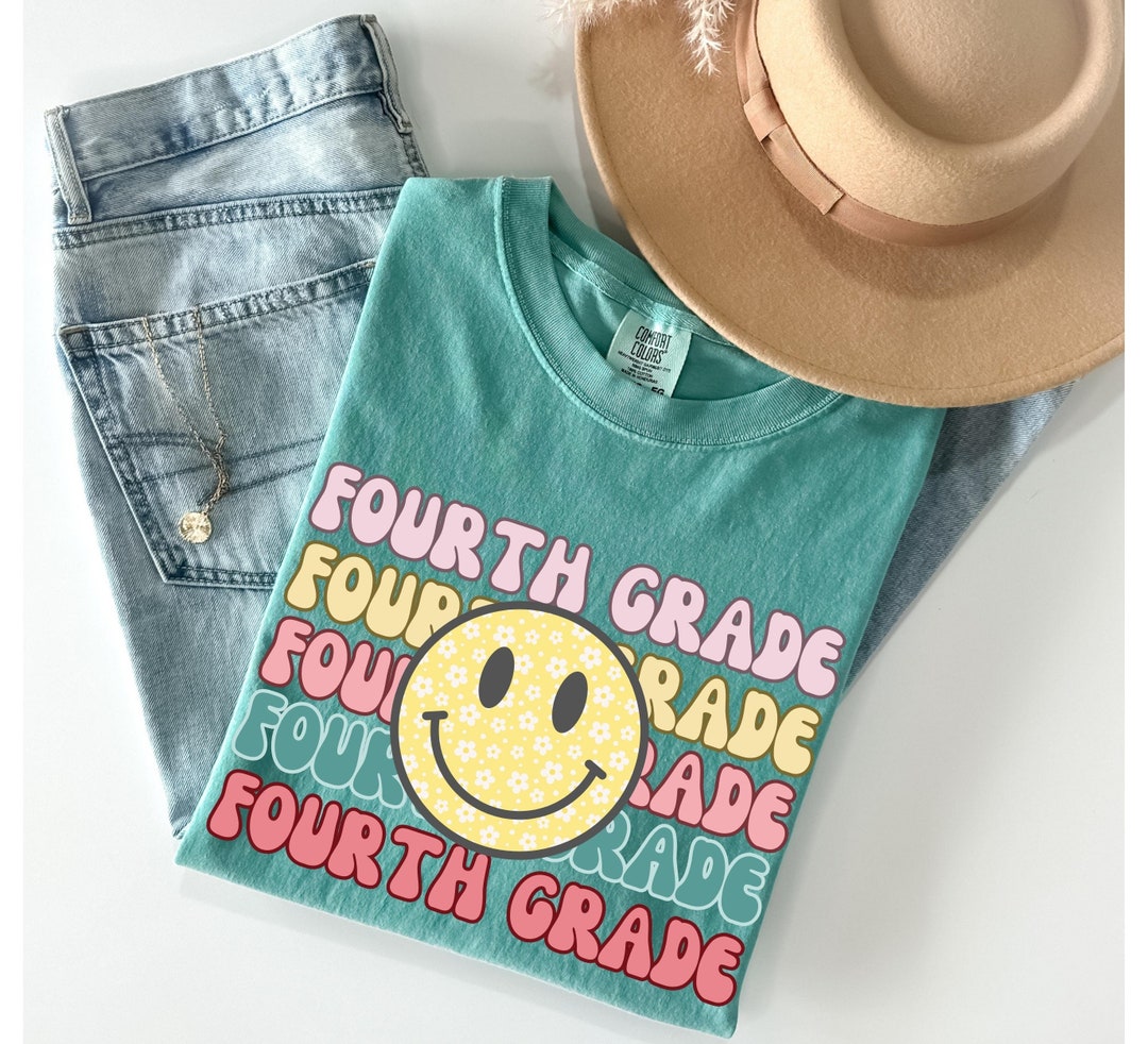 Fourth Grade Teacher Shirt Fourth Grade Team Shirts Retro Teacher Shirt ...