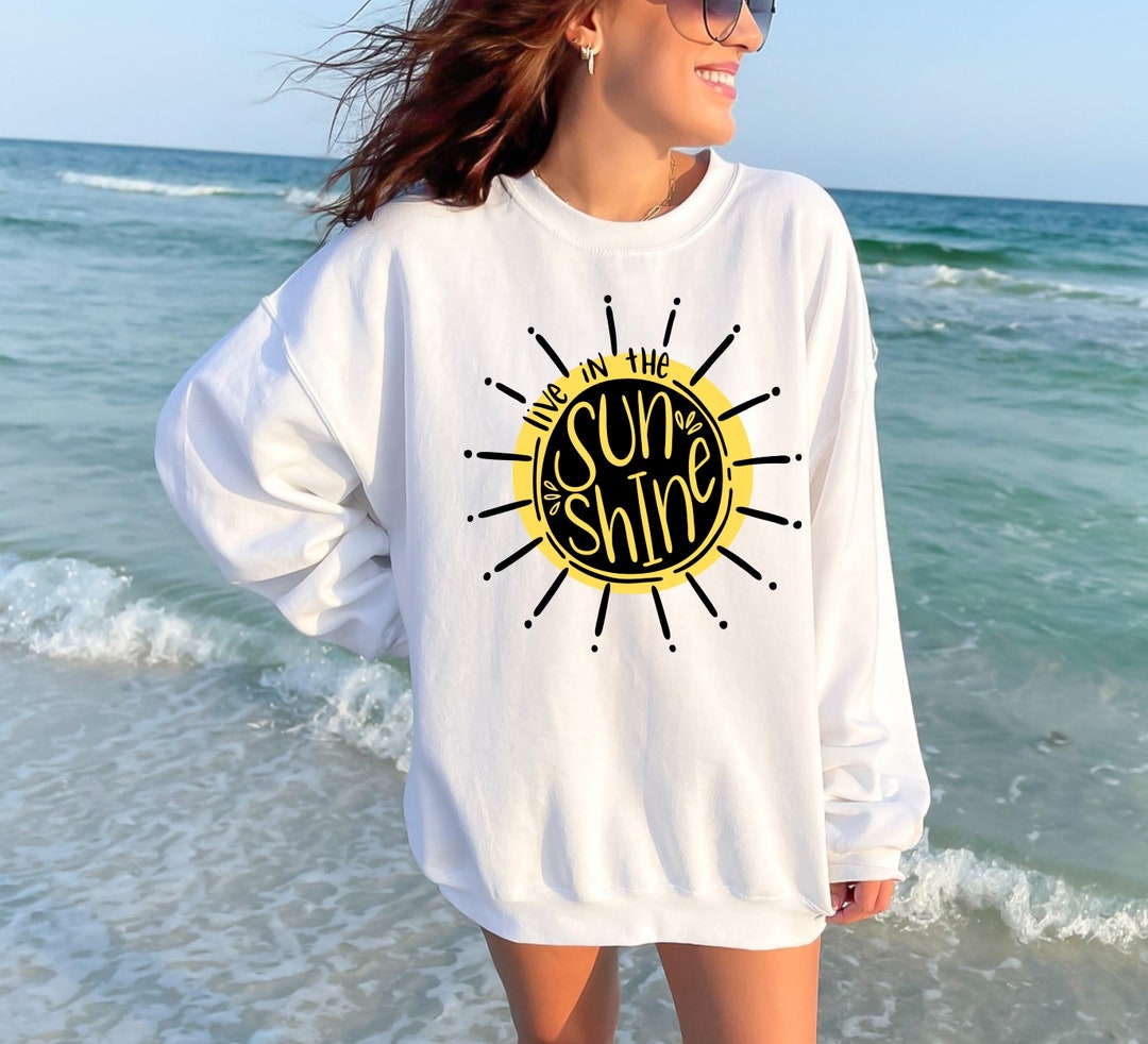 Hello Sunshine Sweatshirt, Spring Sweatshirt, Summer Sweatshirt, Womens ...