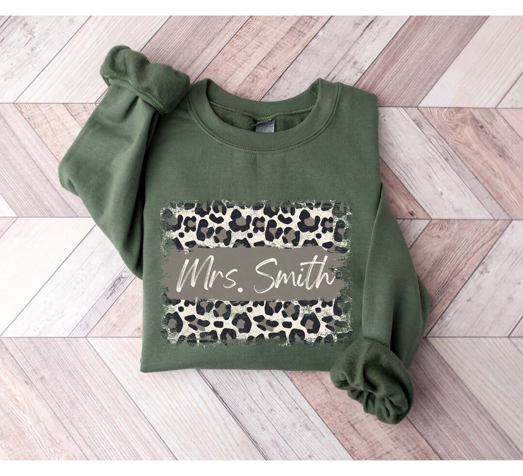 Personalized Teacher Sweatshirt Custom Name Teacher Sweatshirt Teacher