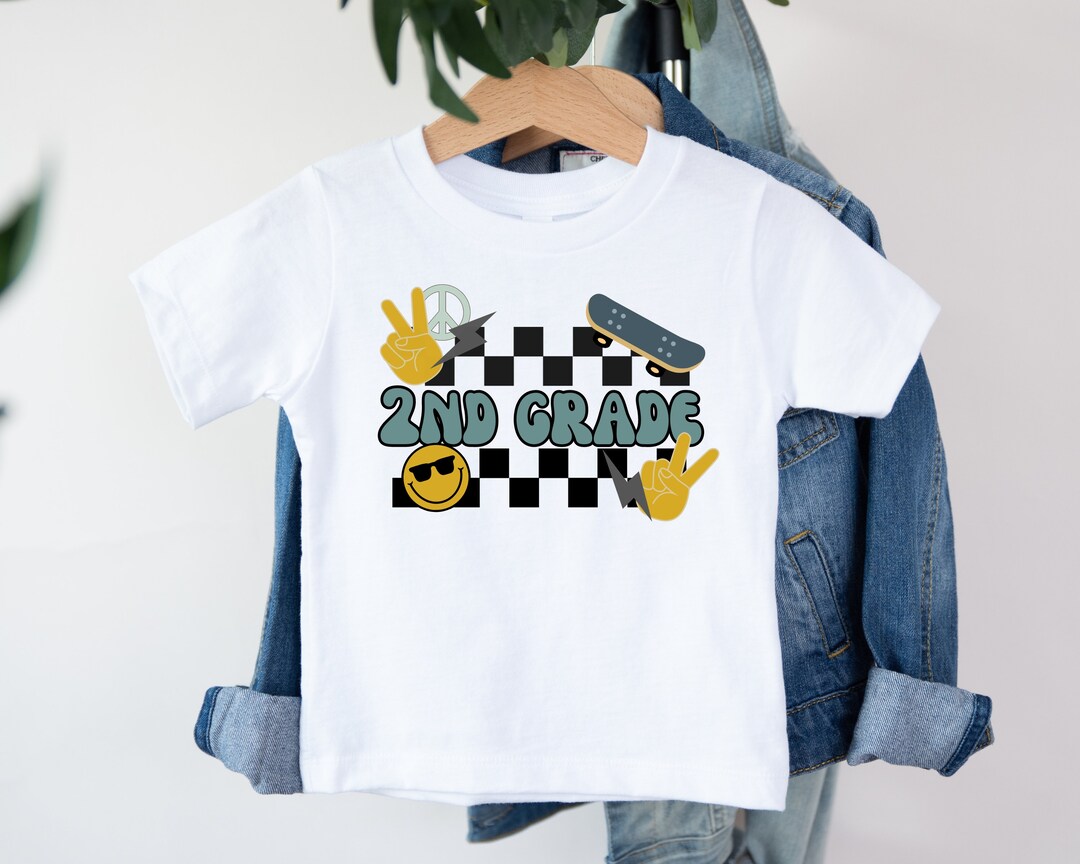 Second Grade Shirt | Second Grade Boys Shirt | First Day of School ...