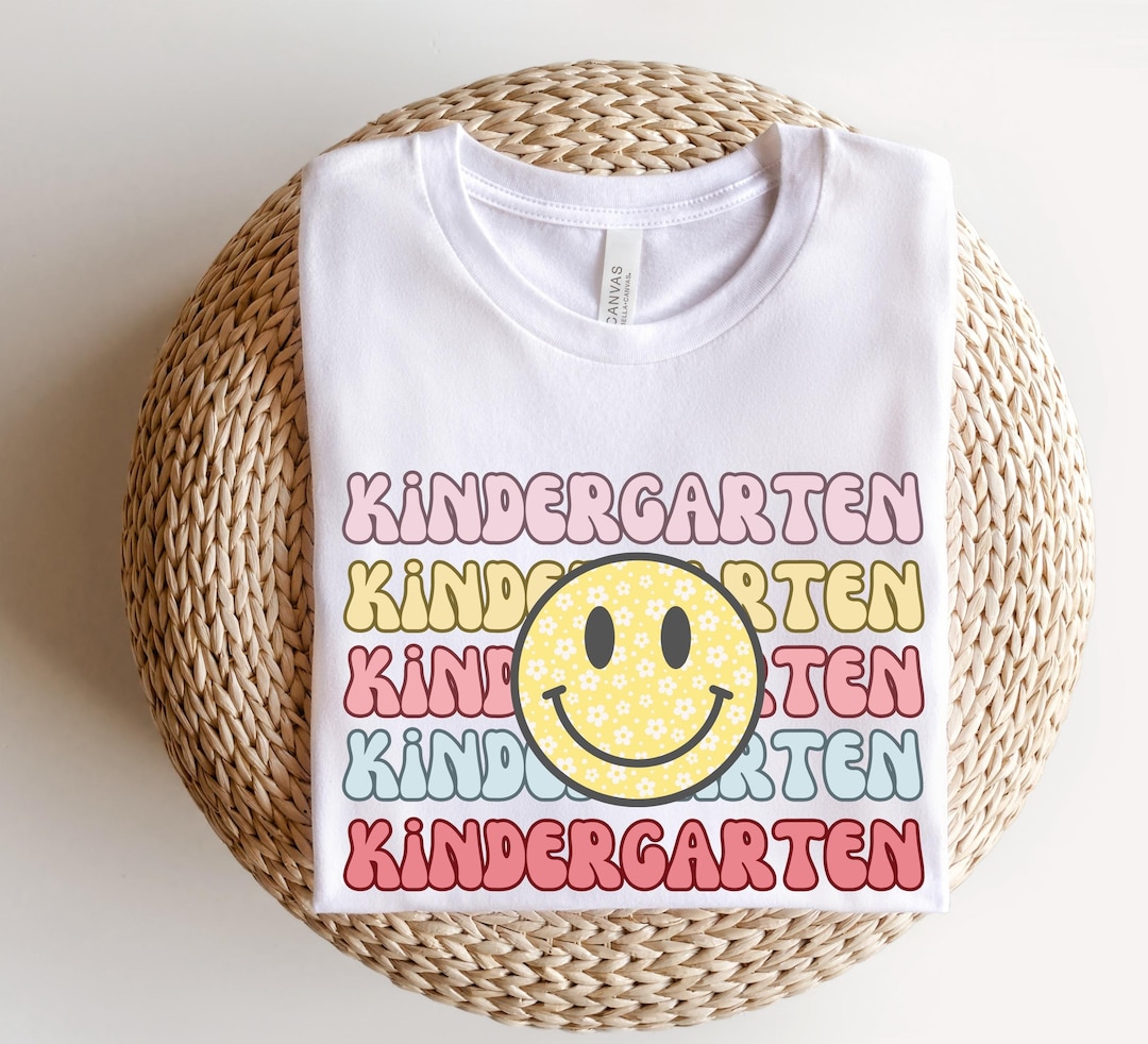 Kindergarten Shirt | Kindergarten Team Shirts | Retro Teacher Shirt ...