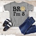 Bro I'm 8 Shirt, Boys 8th Birthday Shirt, 8 Birthday Shirt, Eight ...