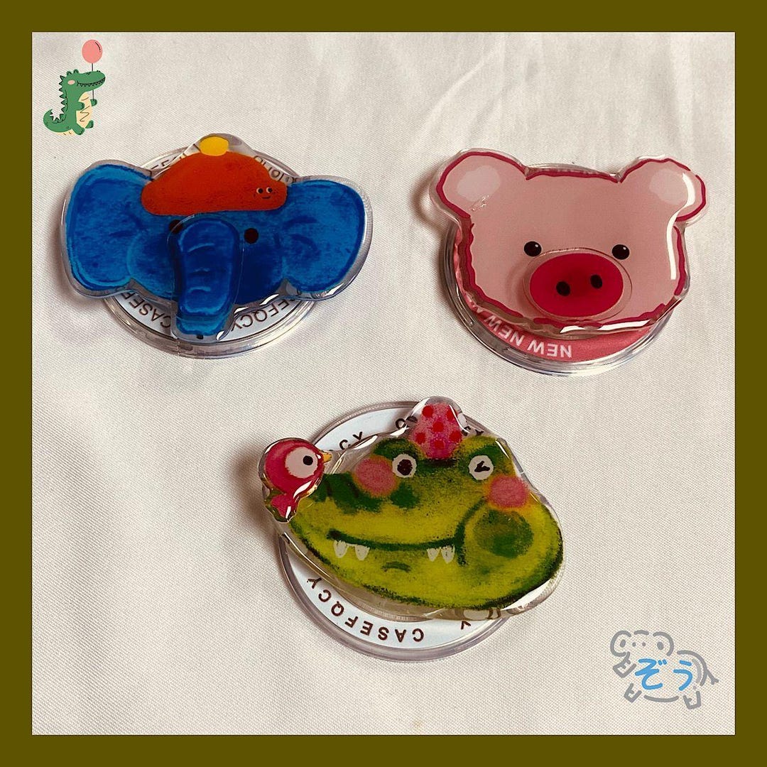 Magnetic Magsafe iPhone Pop Grip Handle Holder Stand Secure Pig ...