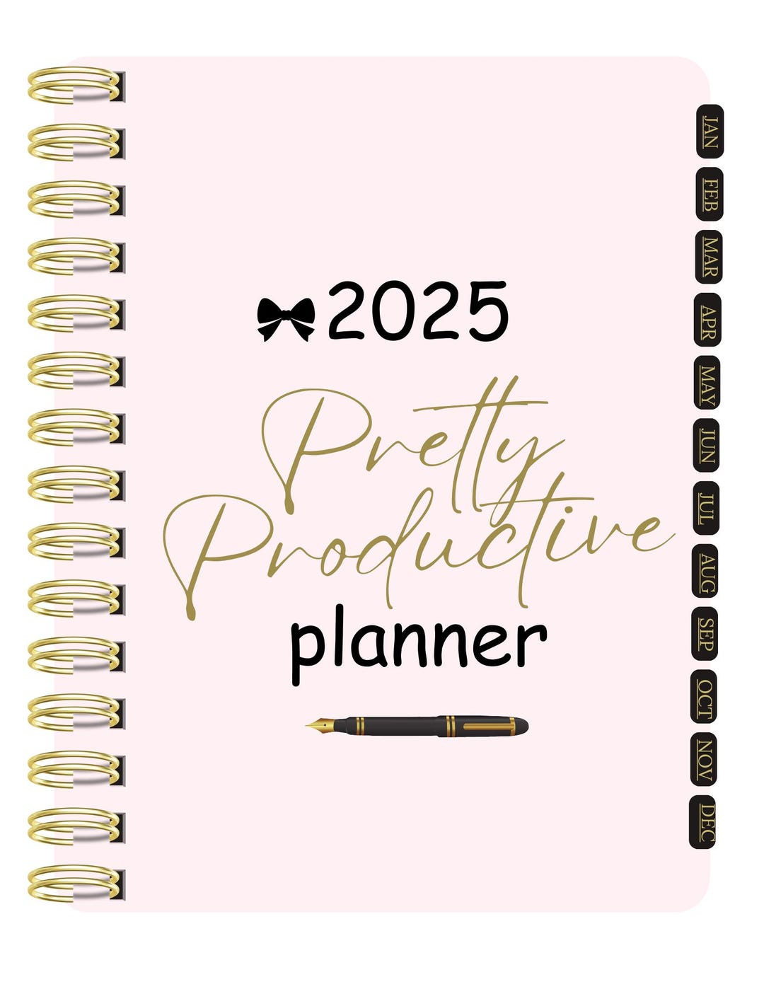 2025 Pretty Productive Planner Women Empowerment Planner Goal-setting ...