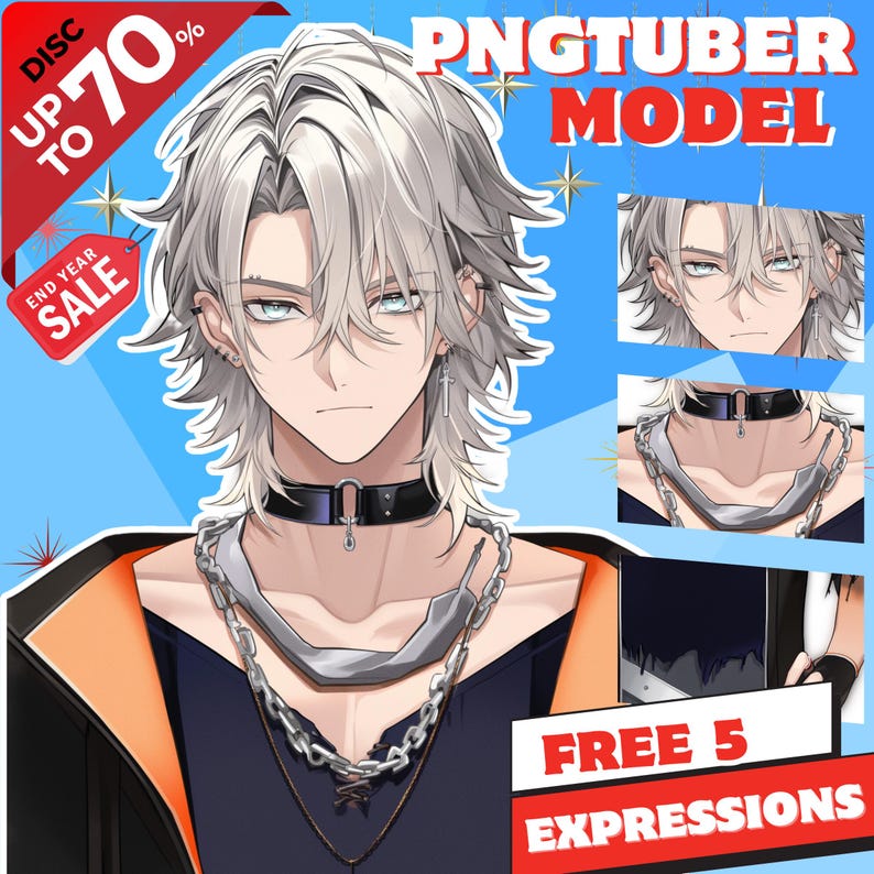 Pngtuber Model Custom PNGTUBER Pngtuber Pngtuber Character Pngtuber for ...