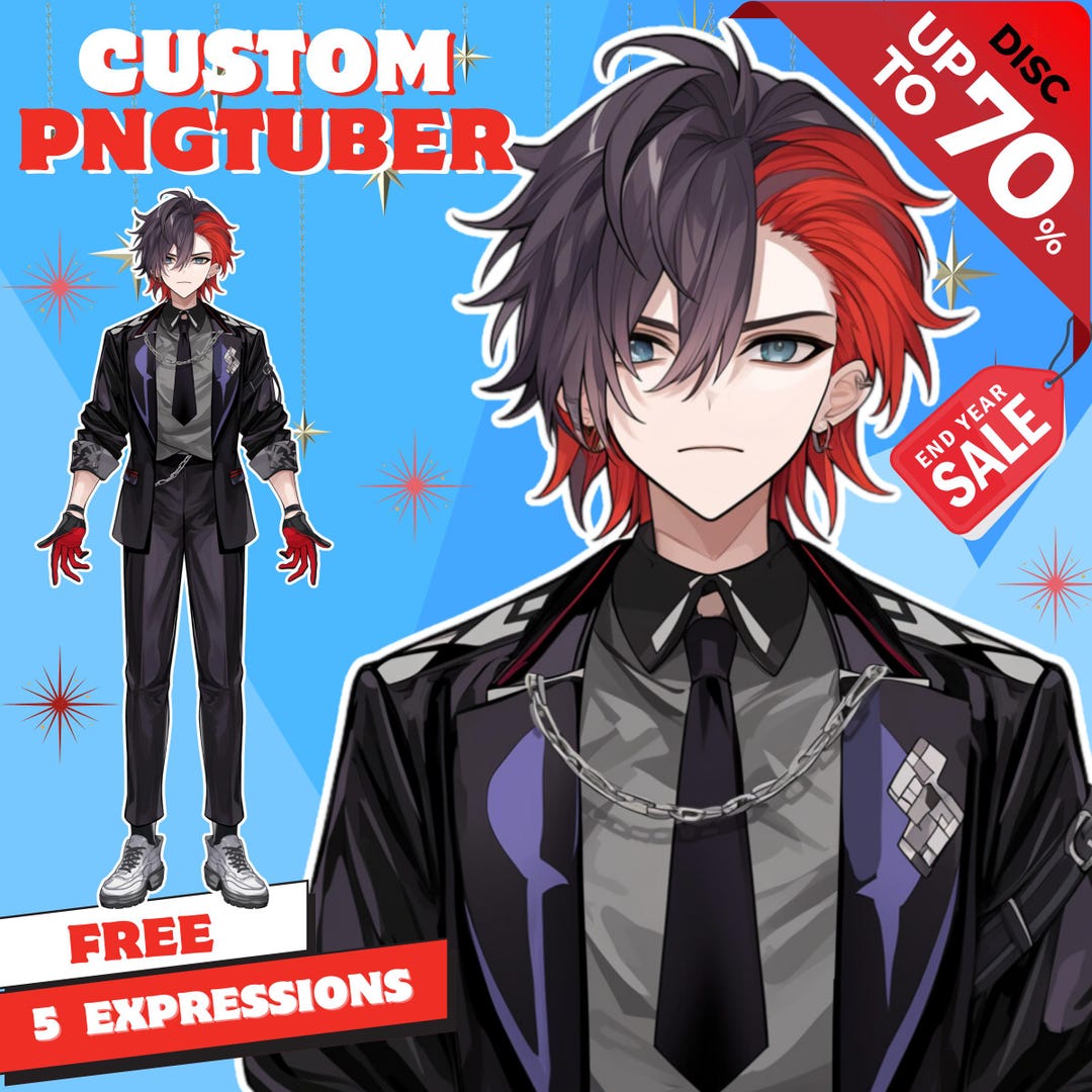 Pngtuber Model Custom PNGTUBER Pngtuber Pngtuber Character Pngtuber for ...