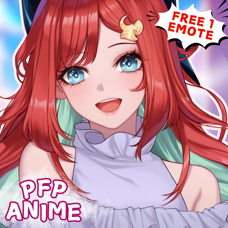 Custom Anime PFP | Vtuber & Pngtuber Icon | Profile Icon | Character ...