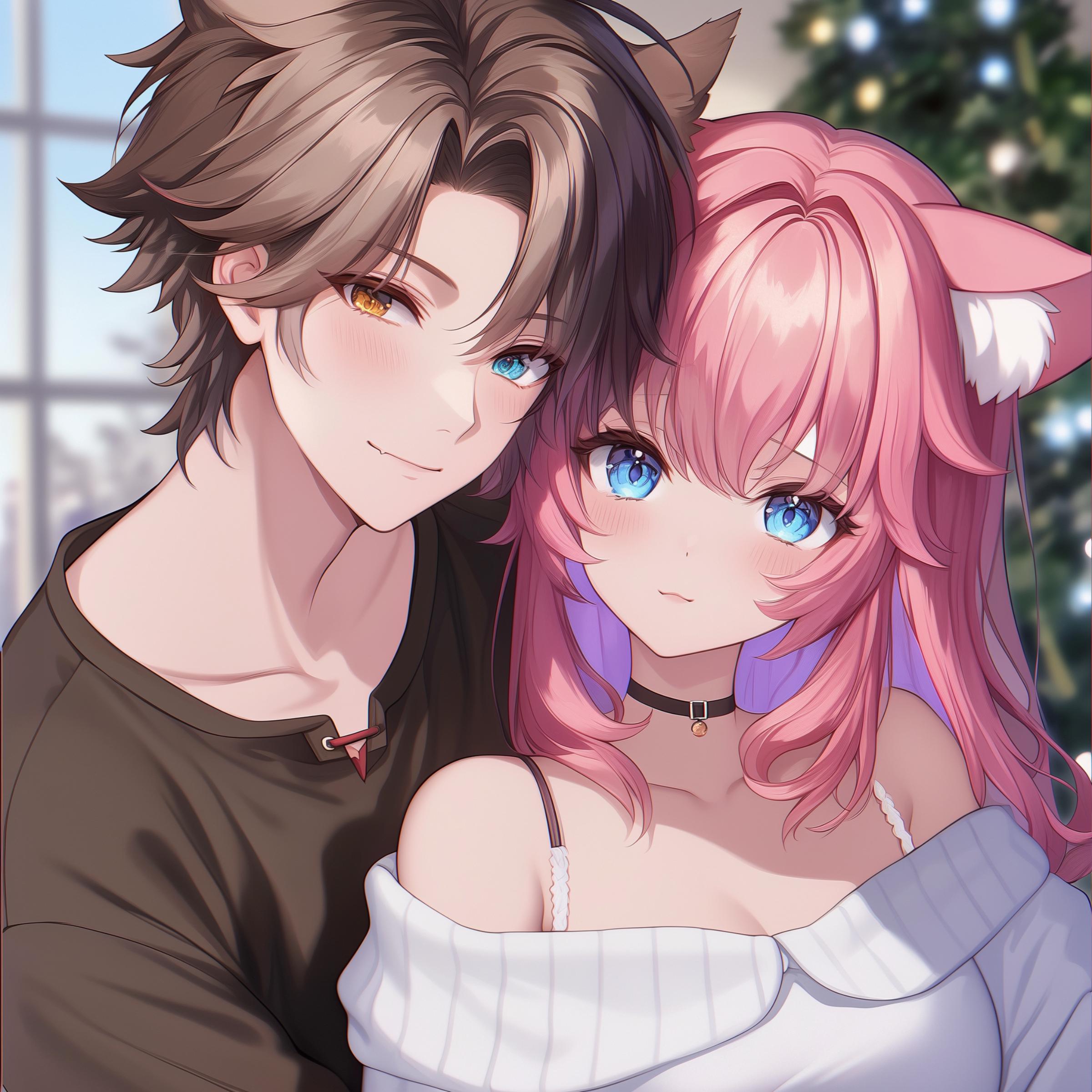 Custom PFP Anime Portrait, PFP Couple Gift, Cartoon Anime Portrait ...